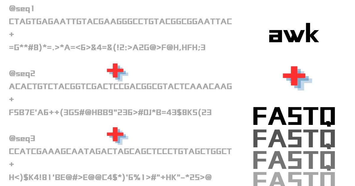 複数のFASTQファイルをひとつのファイルにまとめる – めも